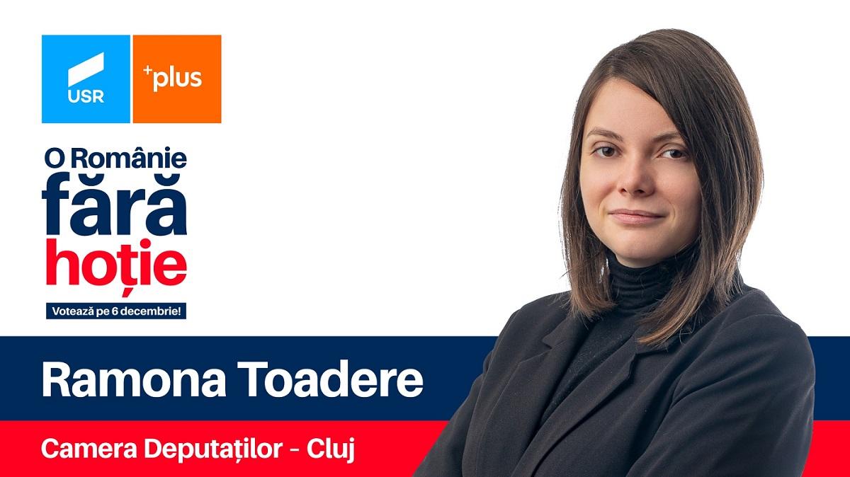 Candidat sub lupă. Ramona Toadere, candidat USR PLUS - Dej24.ro