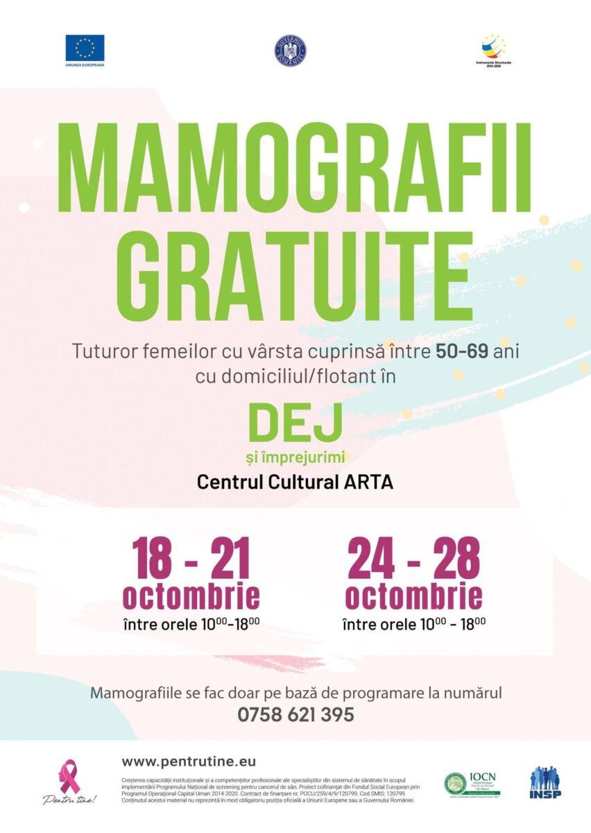 Mamografii gratuite, la Dej - Dej24.ro