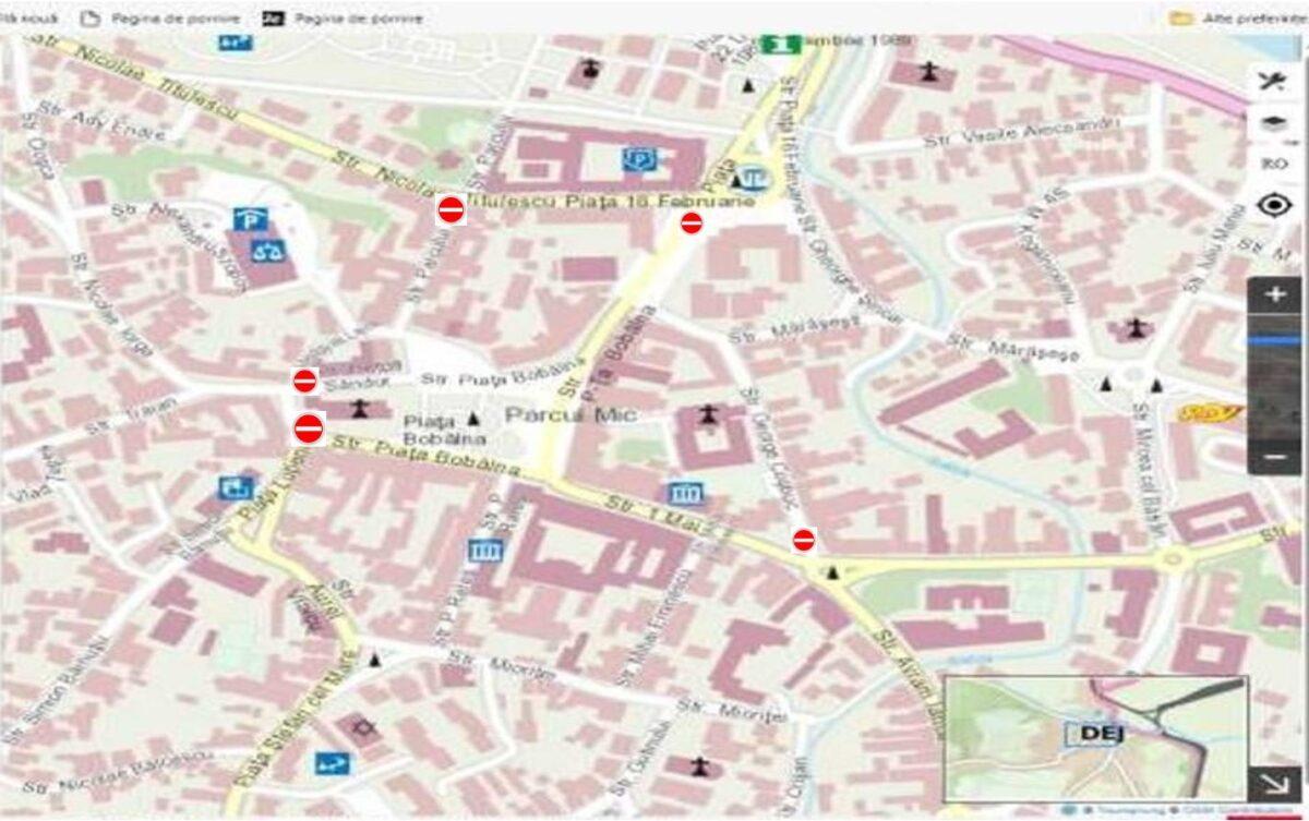 Se închide centrul Dejului. De marți! - Dej24.ro