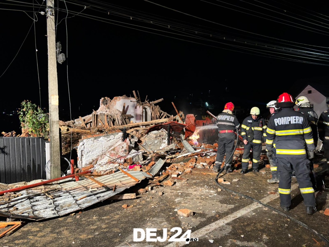 Ce spune Delgaz Grid despre explozia devastatoare din Dej. Sute de ...