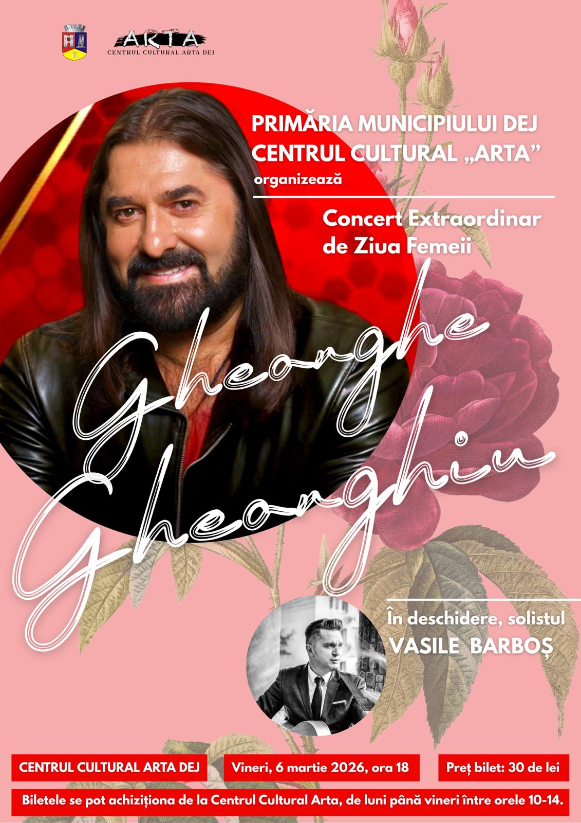 Gheorghe Gheorghiu x2, la Dej. Spectacol suplimentar de Ziua Femeii ...